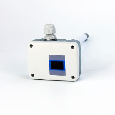 China RS485 modbus 4-20mA duct mount HAVC air velocity transducer/transmitter wind speed direction sensor for sale