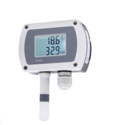 China Wall Mounted Digital Temperature Humidity Sensor Transmitter with ABS Plastic Ambient Temperature -40-85C for sale