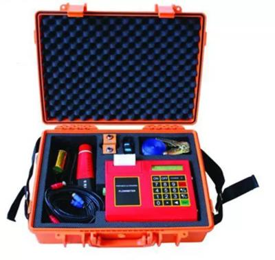 China Water Oil Portable Ultrasonic Flowmeter Clip On Bracket Mounted for sale