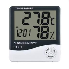 China Multifunction Digital Display Indoor Temperature And Humidity Gauge Meter Thermometer Hygrometer Monitor for sale