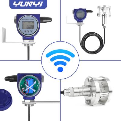 China Yunyi High Pressure Double Flange Wireless Level Gauge Non Clog LCD Chemical Reactor Vessel for sale