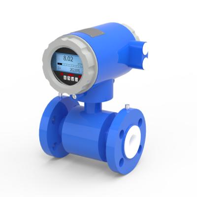China of Intelligent Electromagnetic Water Flow Meter with 4-20mA Output for Corrosive Liquid Measurement for sale