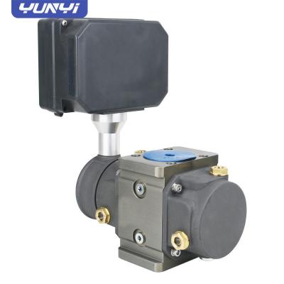 China Yunyi Roots Flowmeter DN25 150 1inch Flange Connection RS485 4-20mA Gas Waist Wheel Flowmeter with Display LCD for sale