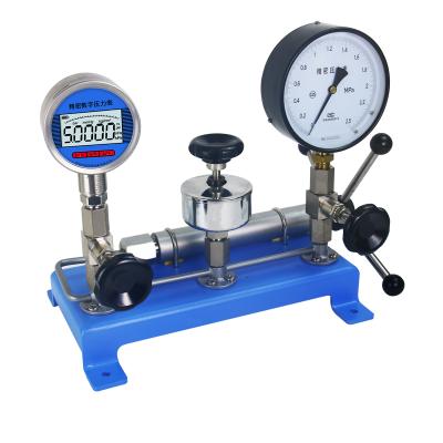 China XY-6/60 Pressure Gauge Calibrator with 60 MPa Test Pressure Capability and Vacuum Testing Capability for sale