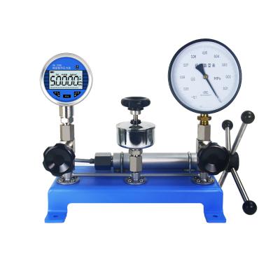 China XY-6/60 Pressure Gauge Calibrator with 60 MPa Test Pressure Capability and Vacuum Testing Capability for sale