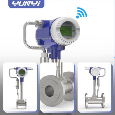 China Digital Flow Meter battery operated long lasting wireless vortex flow measurement device suitable for liquids gases industrial for sale