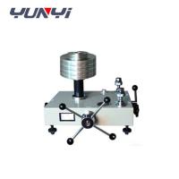 China Precision Dead Weight Tester Piston Pressure Gauge Calibrator for sale