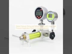 Stable Pressure Rising and Falling Process with Lever-Type Pressure Application Pressure Gauge Calibrator