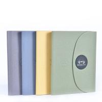 China A5 PU Leather Wireless Charging Notebook with Custom LED Logo 10W for sale