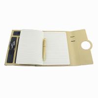 China A5 PU Leather Wireless Charging Notebook 8000mAh Power Bank Multi-Function Notepad for sale