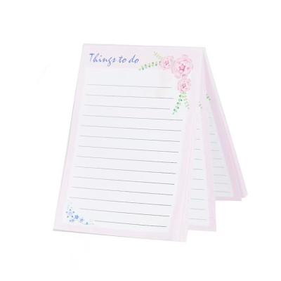 Cina Custom Logo Paper Sticky Notes Mini Magnetic Notepad For Girls in vendita