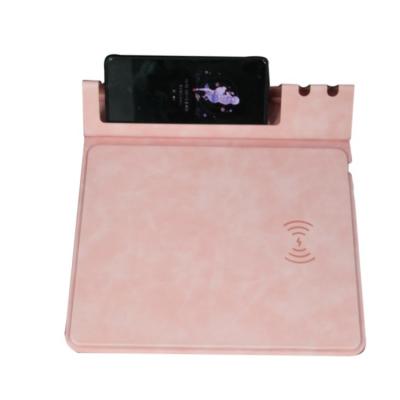 Cina L'alta qualità all'ingrosso ha personalizzato il topo di carico senza fili multifunzionale astuto P di Logo Pu Leather Wholesale Folding in vendita