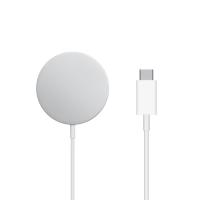 China Desk Wireless Charger MagSafe Magnetic USB Charger Adapter Fast Charging 15W Portable Phone Charger for sale