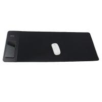 China 10W Wireless Charging Mouse Pad Moistureproof Washable Rubber Non-Slip Desk Mat for Office for sale