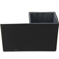 China Custom LED Logo Wireless Charger Pen Holder 10W Type C Desk Storage Organizer Leather for sale