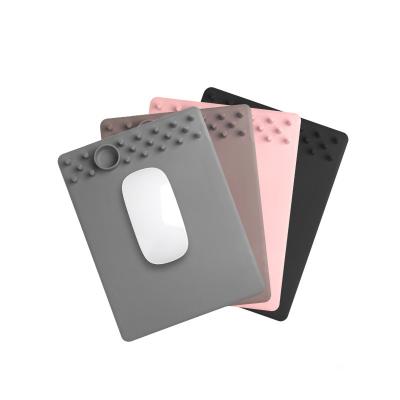 China Materielles tragbares drahtloses Ladegerät-Unternehmensgeschenk ergonomisches Mousepad TPU zu verkaufen
