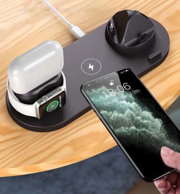 中国 6つ多機能1つの電子無線充電器の団体のギフトのABS材料に付き 販売のため