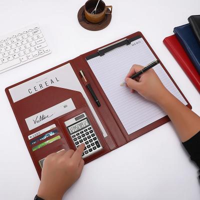 Cina Logo su ordinazione riciclabile di Multiscene di affari dell'unità di elaborazione della cartella di cuoio durevole del blocco note in vendita