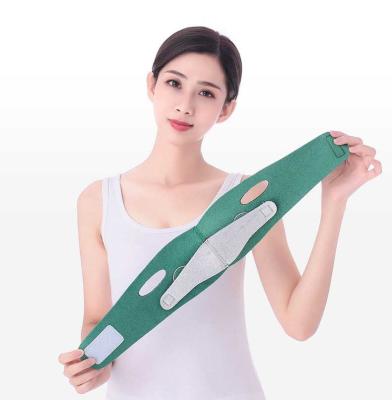 Cina Linea lavabile fronte elastico di V che dimagrisce il materiale del tessuto di infrarosso della fasciatura in vendita
