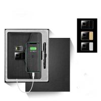 China Smart Notebook Password Lock Notepad with Wireless Charging 160 Pages PU Leather for sale