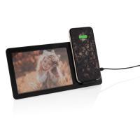 China Custom Logo 10W Smart Digital Photo Frame with Wireless Charging for sale