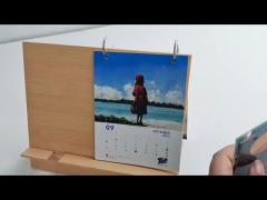Custom 2023 New Wireless Charging Funny Electronic Desk Calendars Upright Charger