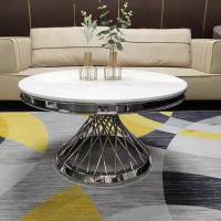 China Functional Hotel Circular Granite Top Tea Table OEM ODM for sale