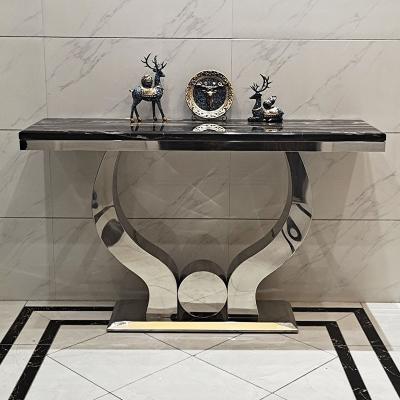 China Wholesale Marble Console Tables - Stainless Steel Frames For Durability for sale