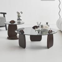 China Functional Glass Top Combination Coffee Table OEM ODM for sale