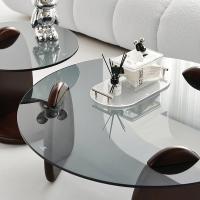 China Functional Glass Top Combination Coffee Table OEM ODM for sale