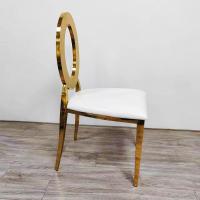 China Table Side Luxury Dining Chair Without Armrest For Villa for sale