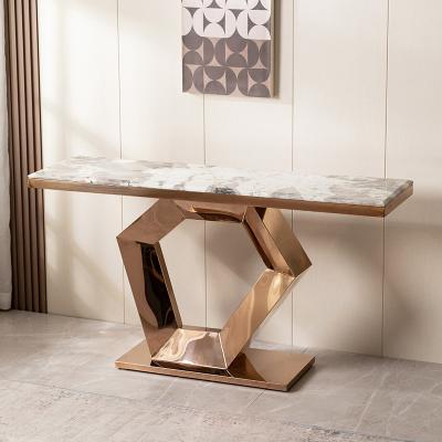 China Modern Marble Top Entrance Console Mesa comprimento 1,2m/1,5m à venda
