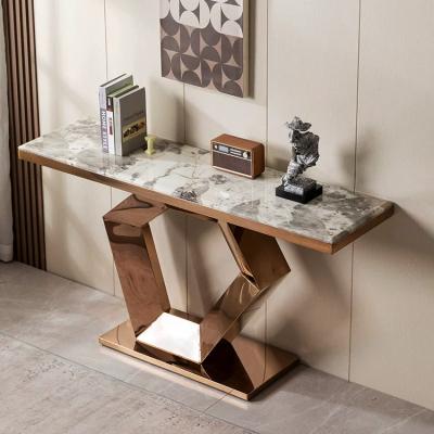 China Modern Marble Top Entrance Console Mesa comprimento 1,2m/1,5m à venda