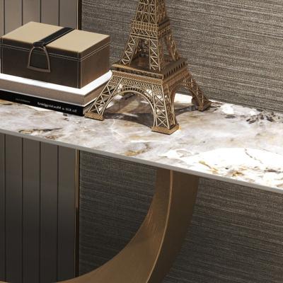 China Op maat gemaakt Luxury Entrance Console Tafel Goud 120cm/150cm Lengte Te koop
