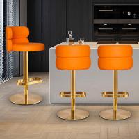 China High Rebound Sponge Breakfast Bar Stools For Cafe / Kitchen / Hotel for sale