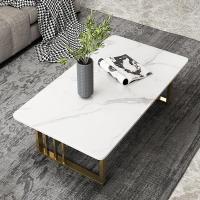 China Stainless Steel Marble Table Top Tea Serving Table For Serving for sale