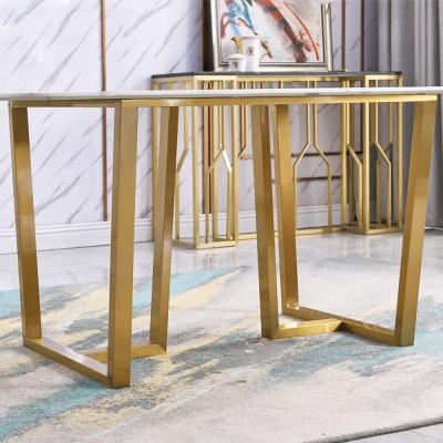Cina Hotel Dining Table With Turntable Stainless Steel Legs 1.6M Length in vendita
