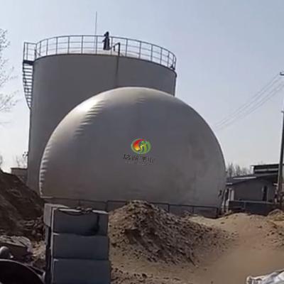 중국 가스 저장을 위한 반대로 부식 두 배 막 Biogas 홀더 판매용