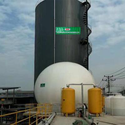 Cina Impianto di biogas Supporto per gas da 0,7 mm a 1,5 mm per il trattamento delle acque reflue in vendita