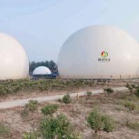 China Automatic Control Round Gas Holder For Biogas Plant for sale