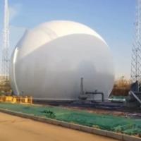 China Automatic Control Round Gas Holder For Biogas Plant for sale