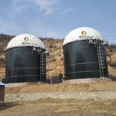 중국 반대로 Corrossion 특별한 PES PVC PDFE 물자를 가진 두 배 막 Biogas 홀더 판매용