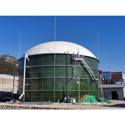 China Flexible Dual Membrane Gas Storage Tank for Biogas and Wastewater Storage Gas for sale