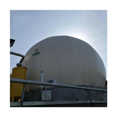 Cina supporto di gas del biogas del film del doppio 880m3 che ricicla anti corrosione in vendita
