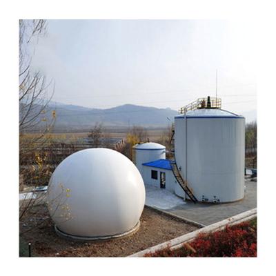 Cina supporto di gas del biogas del film del doppio 880m3 che ricicla anti corrosione in vendita