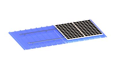 Cina L supporto stante di alluminio della cucitura del metallo dei piedi del tetto del sistema solare Frameless del montaggio in vendita