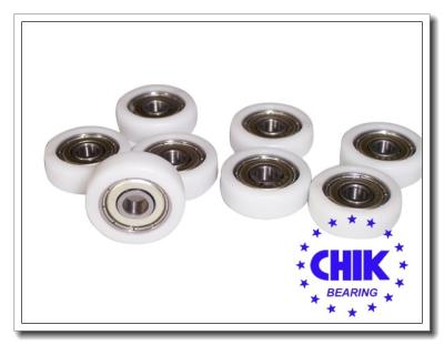 China 60 - 64 HRC Plastic Coated Deep Groove Ball Bearings With Gcr15 Chrome Steel for sale