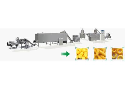 Cina L'alta efficienza ha soffiato spuntino del cereale che fa il macchinario, macchina gemellata dello spuntino dell'estrusore a vite in vendita