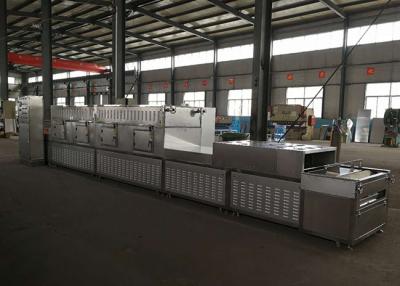 Cina Essiccazione di microonda del tunnel e macchina di sterilizzazione per la mosca nera del soldato dei vermi della farina in vendita