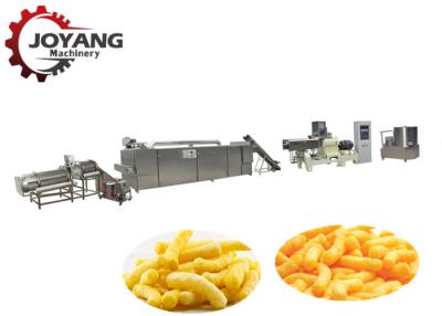 China O tipo dobro da vara do parafuso soprou petisco do milho que faz a máquina com certificação do CE à venda